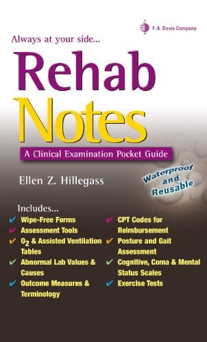 Rehab Notes A Clinical Examination Pocket Guide First Edition ...
