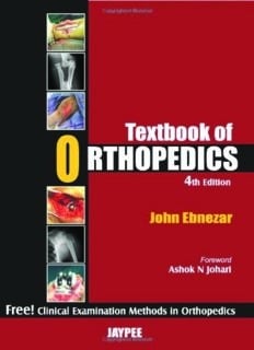Textbook of Orthopedics with Clinical Examination Methods in ...