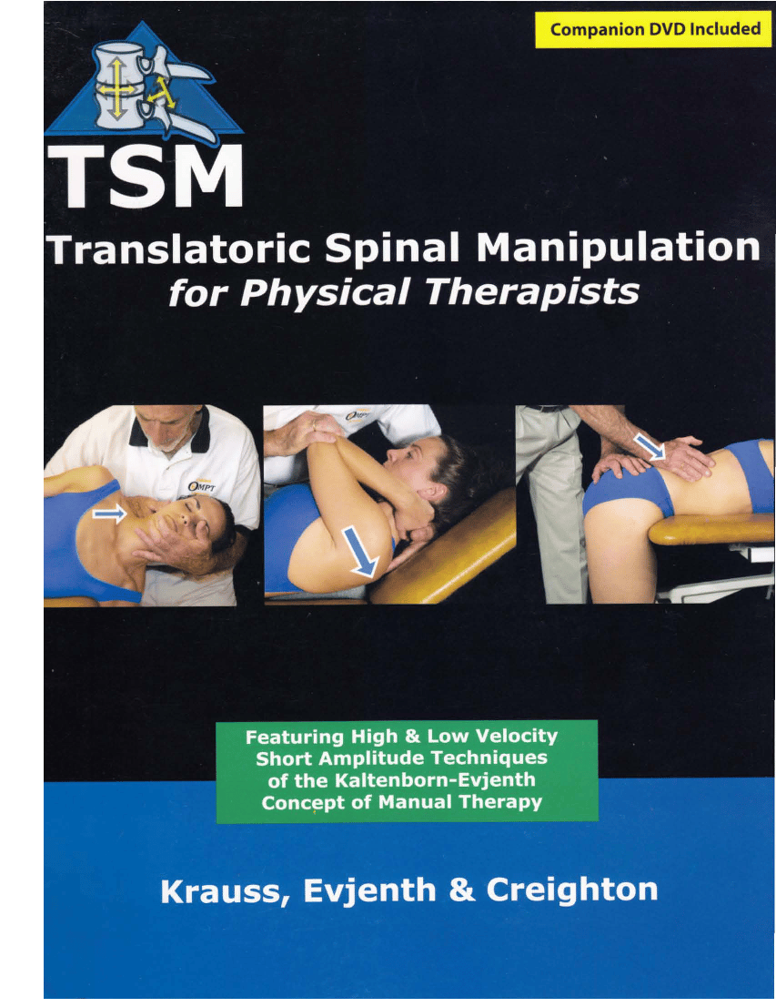 Translatoric Spinal Manipulation for Physical Therapists - physiolair.com